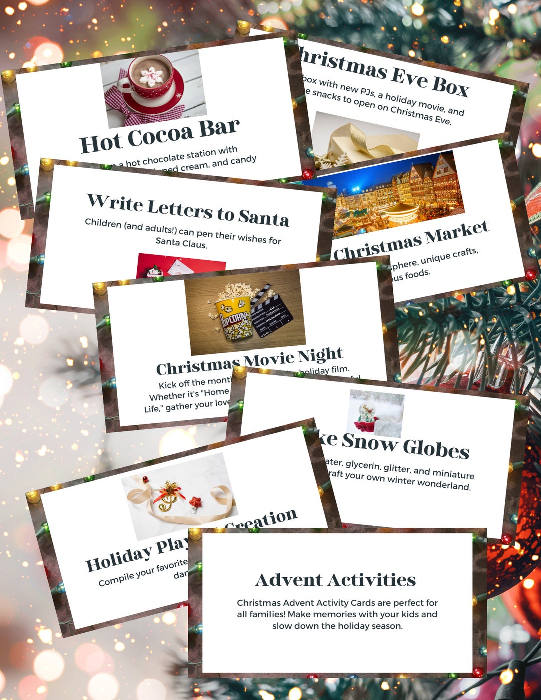 Advent Activities Booklet, Printable & Editable in Canva - Etsy