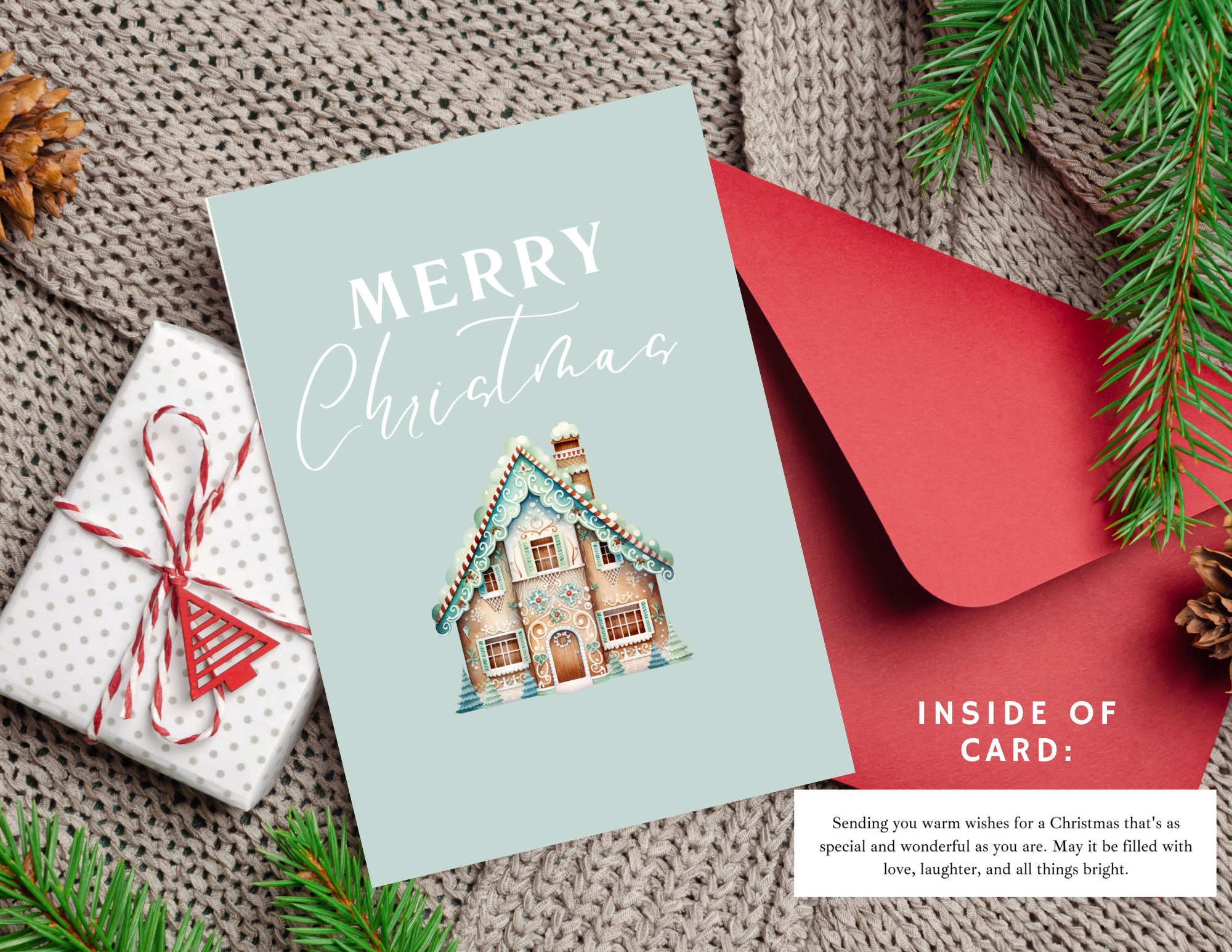 Printable Christmas Cards With Bonus Matching Envelopes - Etsy