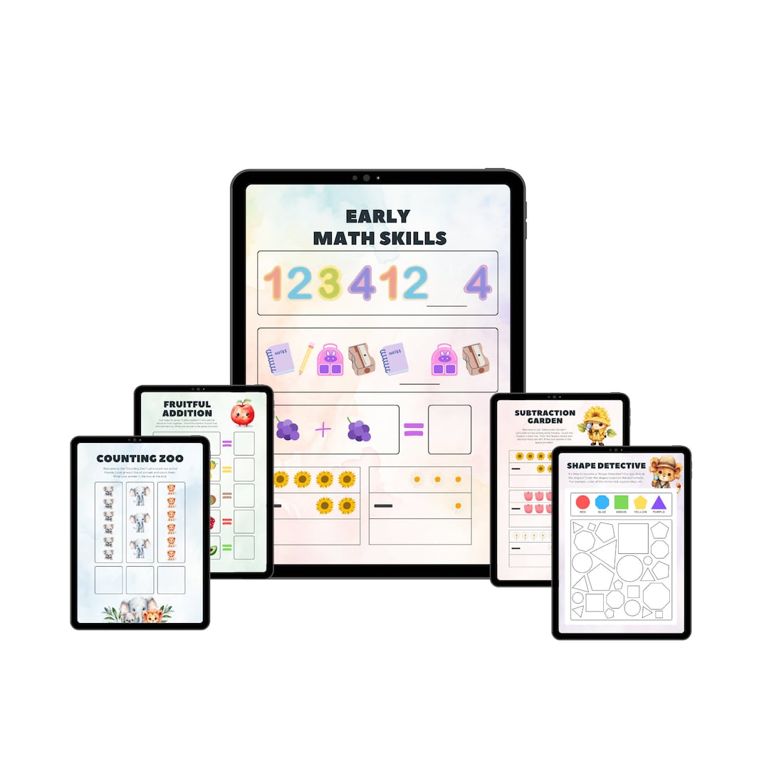 Early Math Skills. Instant Download, Printable! - Etsy