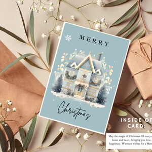 Printable Christmas Cards With Bonus Matching Envelopes - Etsy