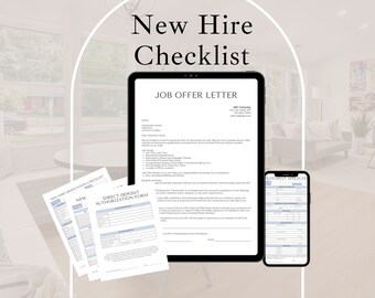 Employee New Hire Paperwork - Etsy