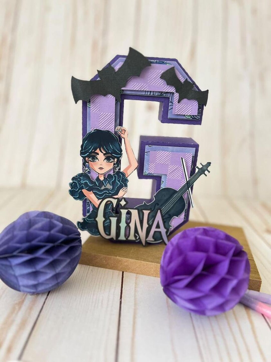 Wednesday Letter 3D Wednesday Party Wednesday Birthday - Etsy