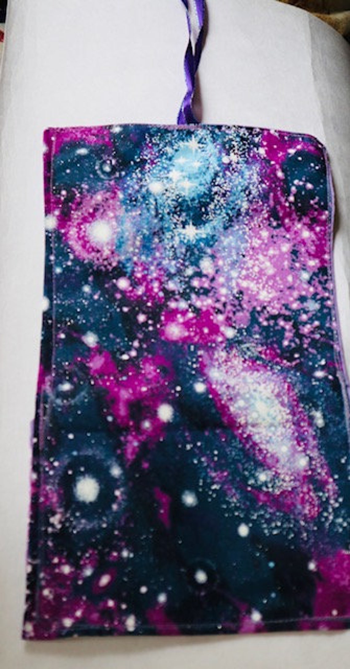 Tarot Bag 6x 12 Space Patterns Tarot Wrap Bags, Cotton Peacocks Space ...