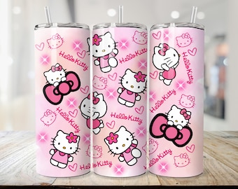 Hello kitty sublimation wrap - Etsy