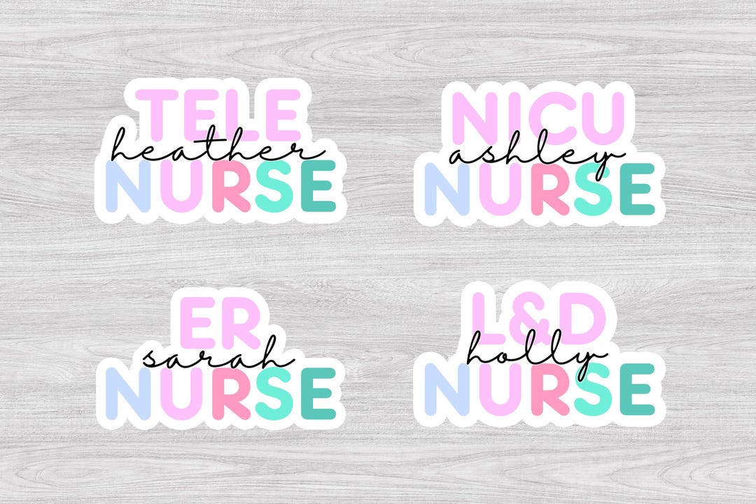 Custom Nurse Sticker, L&D Stickers, Nursing Stickers, Nurse Stickers ...