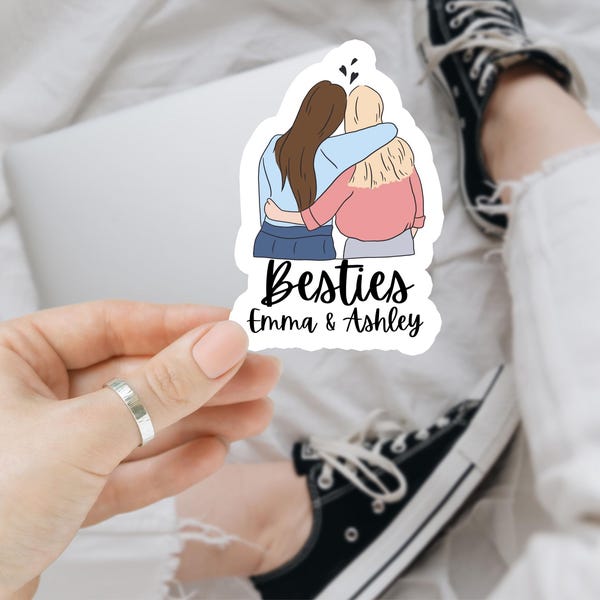 Best Friends Stickers - Etsy