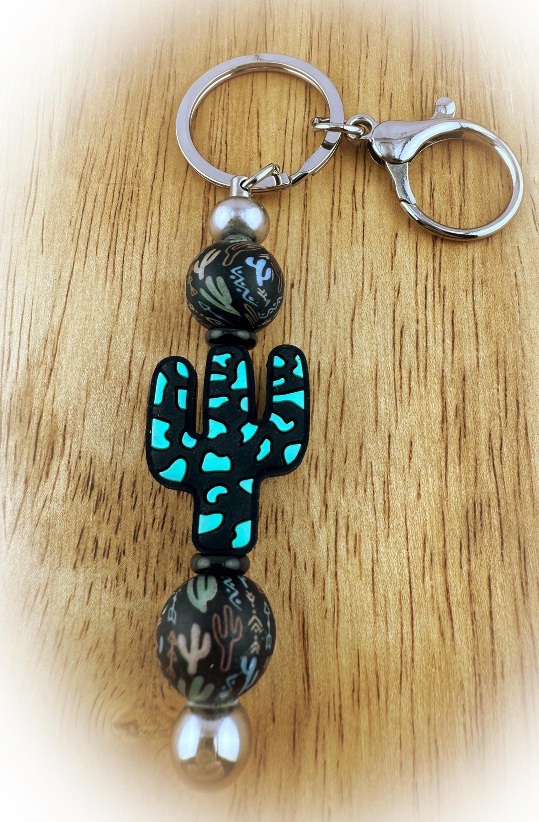 Bag Charm and Keychain: Saguaro Cactus - Etsy