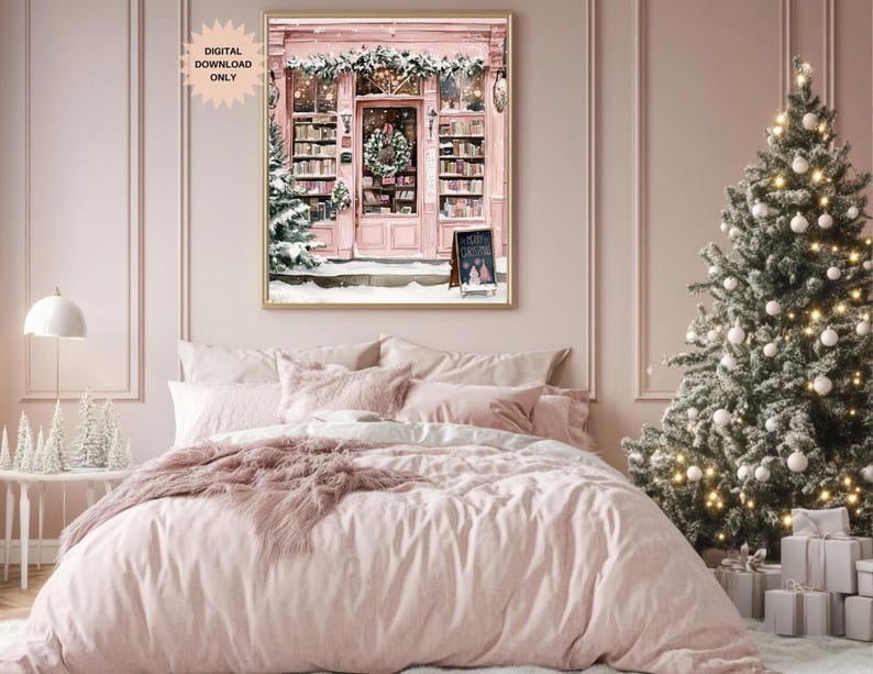Cozy Bookstore | Cozy Christmas Bookstore | Bookstore at Christmas ...