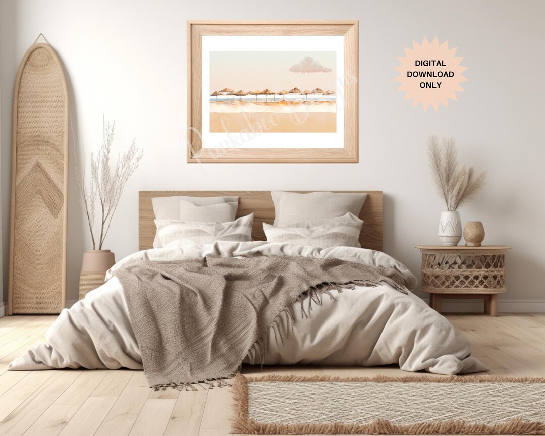 Beach Wall Art Neutral Beach Wall Art Beach House Wall Art Beach Poster ...