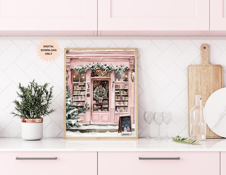 Cozy Bookstore | Cozy Christmas Bookstore | Bookstore at Christmas ...