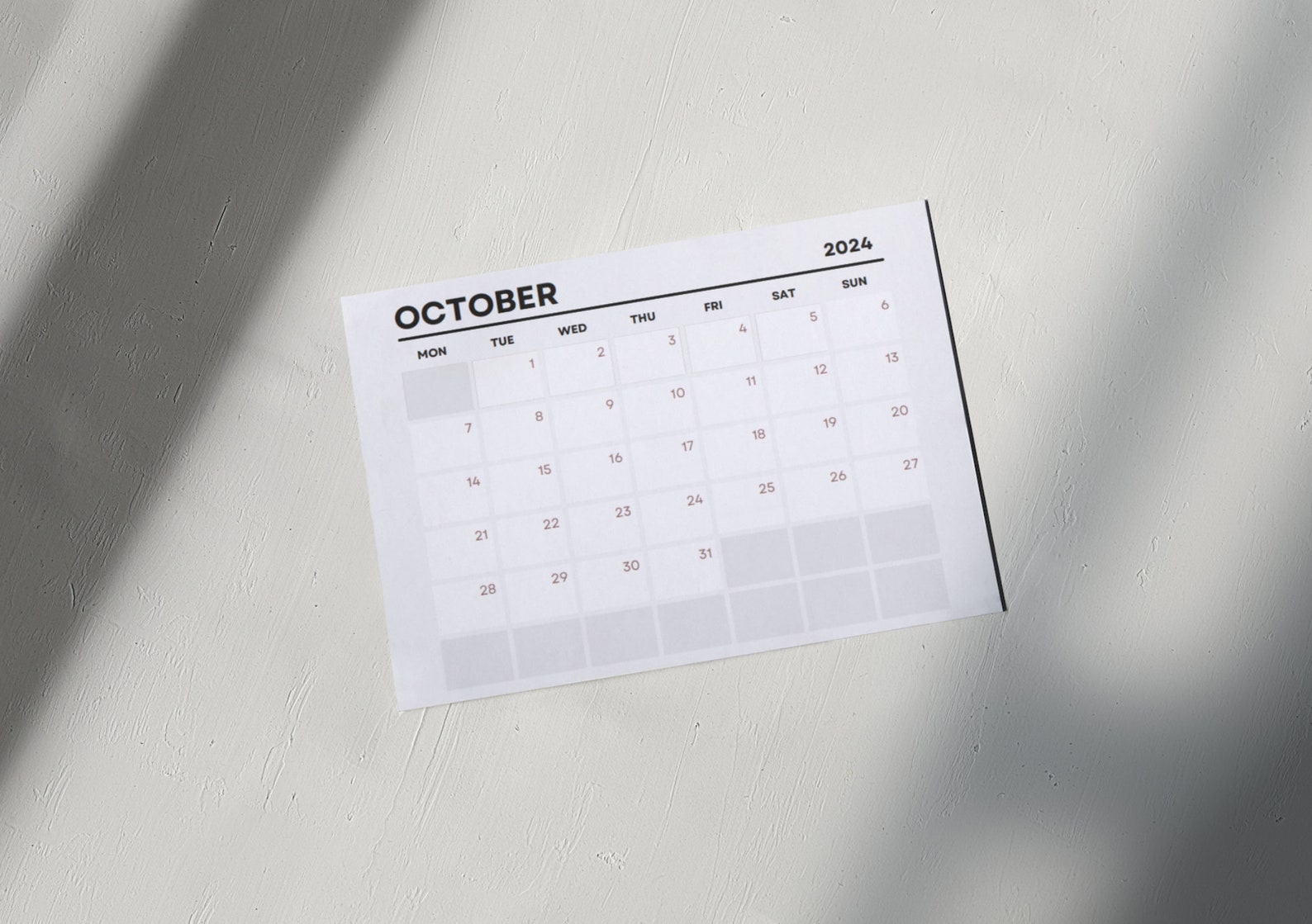 Printable 2024 Calendar All 12 Months Pack - Etsy