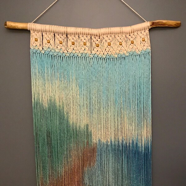Dyed Macrame Wall Hanging - Etsy