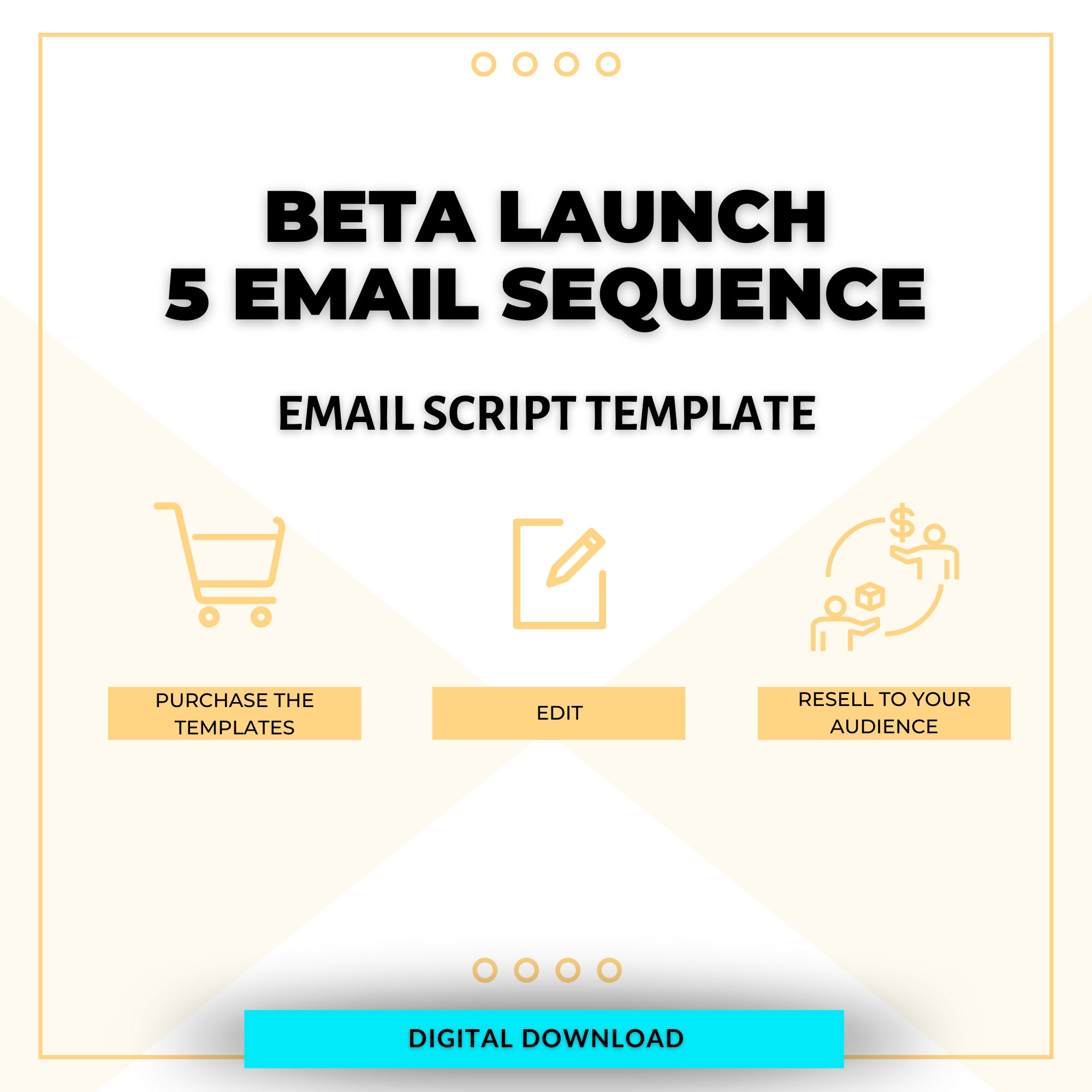 Beta Launch Email Sequence Email Pack Writing Guide Email Scripts Template - Etsy