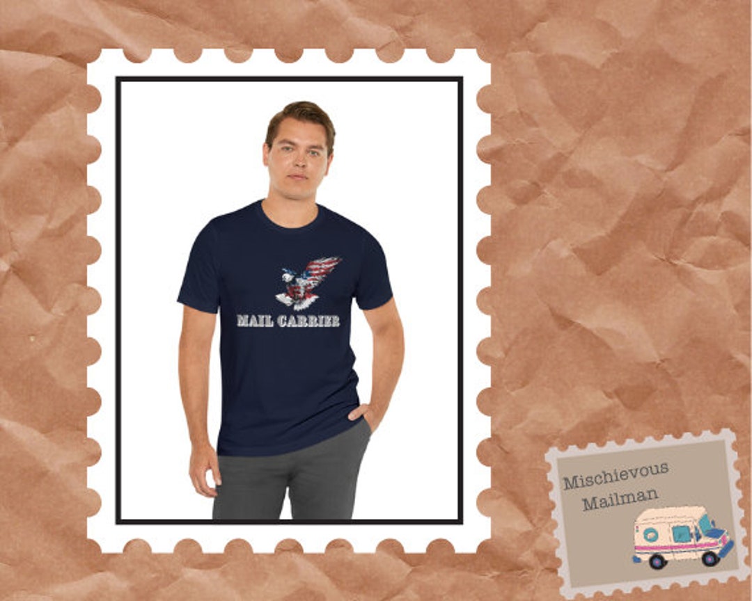 Patriotic Eagle Mail Carrier T-shirt Postal Worker Art T-shirt - Etsy