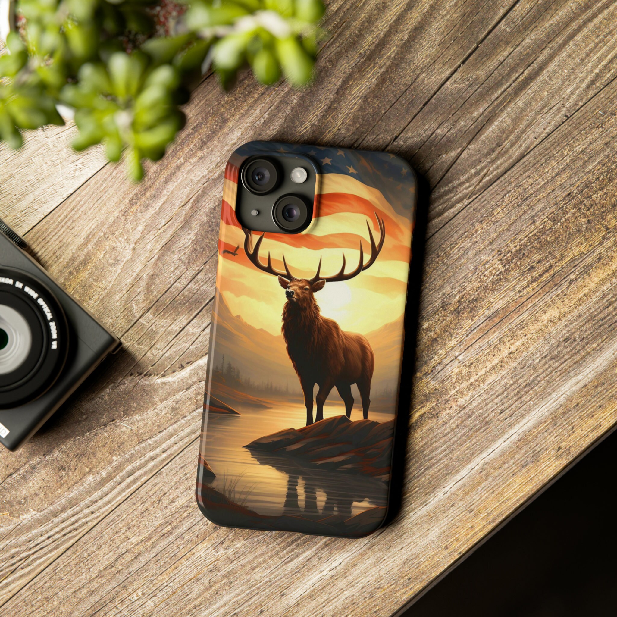 American Elk Phone Case iPhone 15, 13, 14, 12, 11, Pro, Pro Max, Plus ...