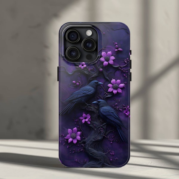 Raven iPhone Case - Etsy