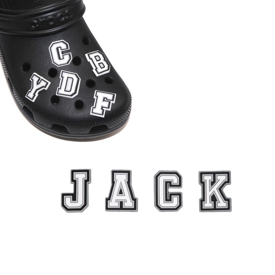 Letter Name Croc Charms mario Jibbitz Shoe Charm Cute Croc - Etsy