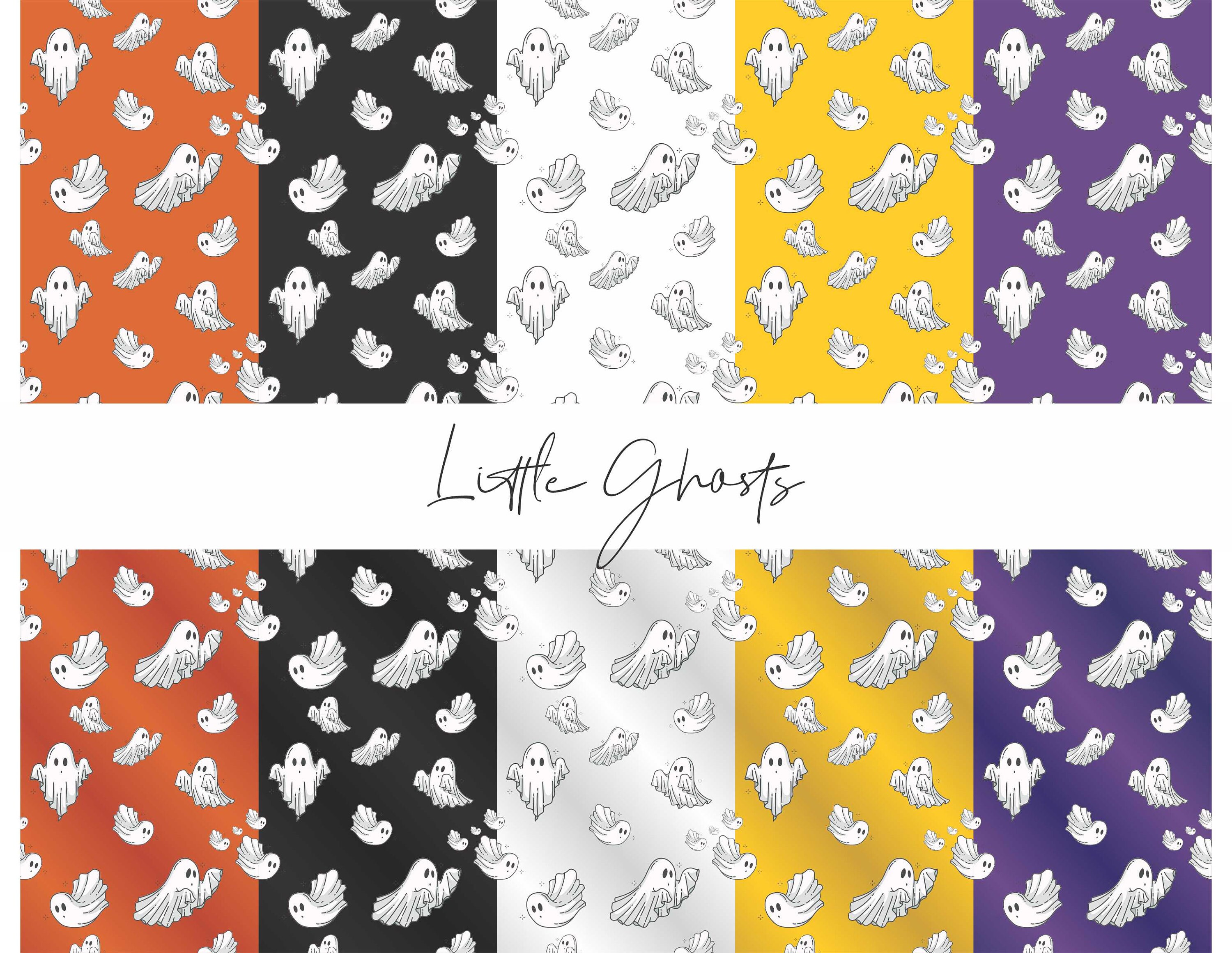 Seamless Ghost Halloween Wallpaper - Etsy