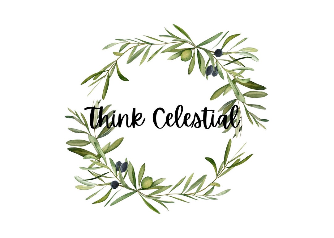 Think Celestial Digital Print LDS - Etsy