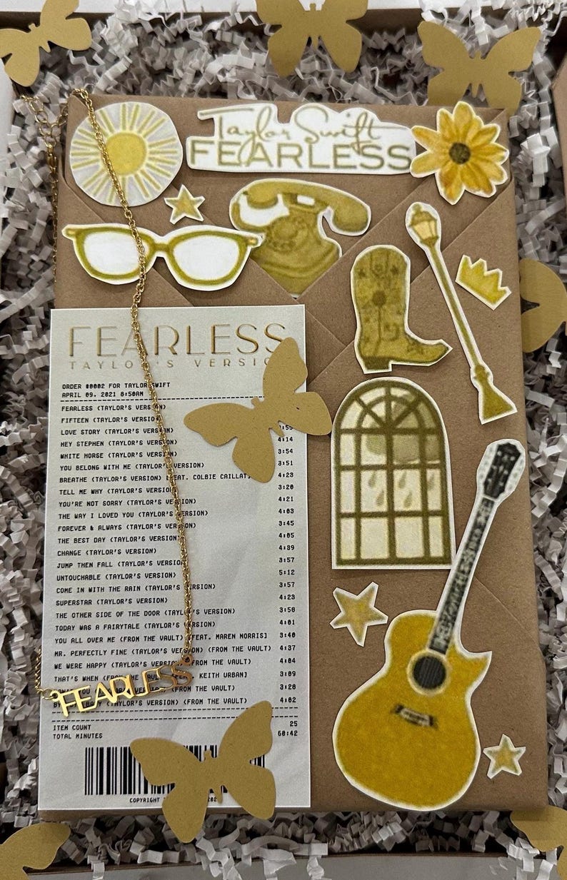 Taylor Swift Fearless Surprise Date With a Book Necklace - Etsy