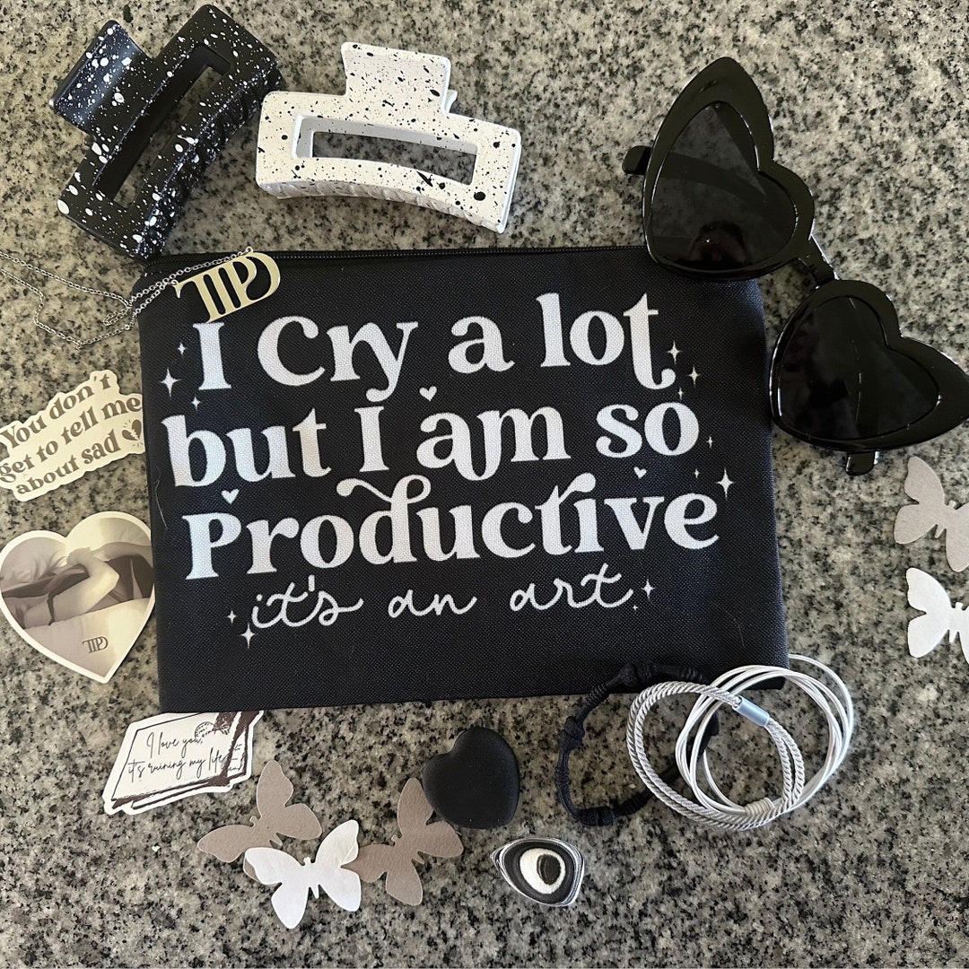 I Can Do It With a Broken Heart Makeup Bag TTPD Necklace and Gifts - Etsy