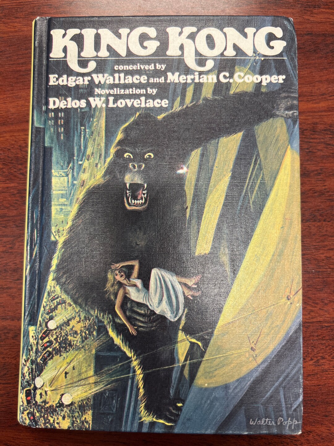 King Kong Edgar Wallace Merian Cooper Delos Lovelace Picture Cover 1976 ...