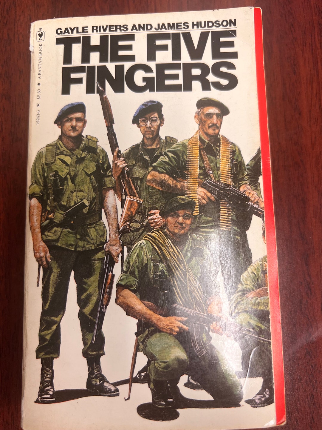 The Five Fingers Gayle Rivers James Hudson Bantam 1981 Paperback - Etsy