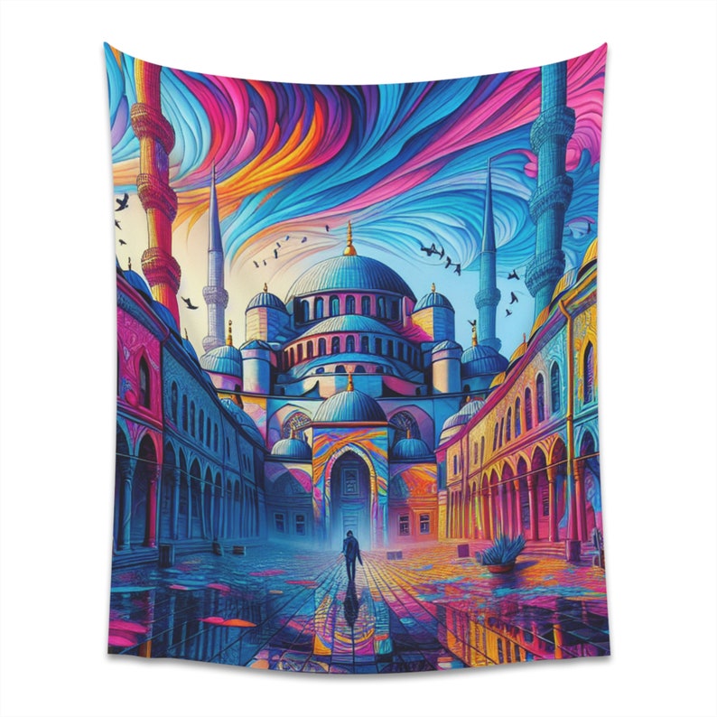 Iridescent Haven of Tranquility - Tapestry - Etsy