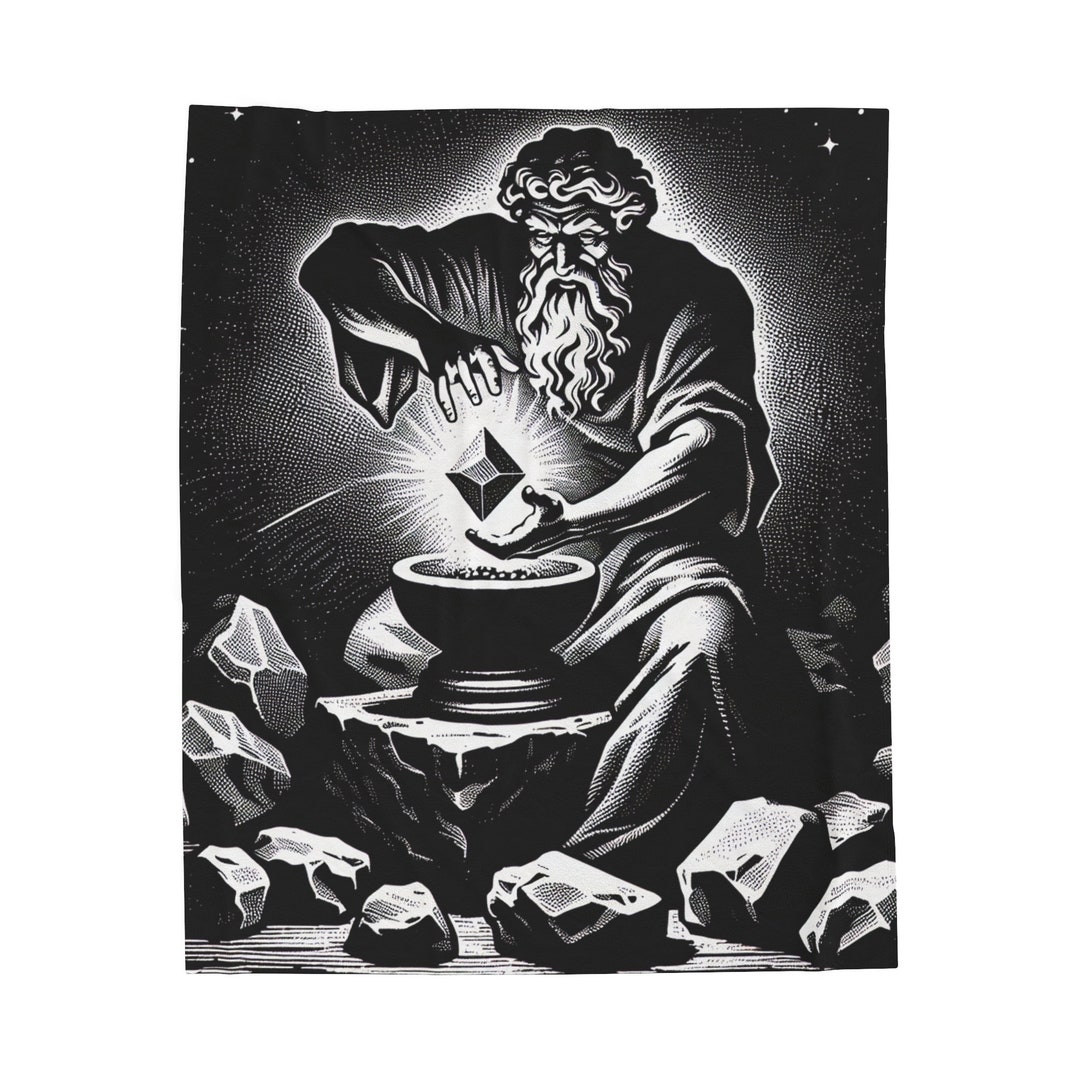 Stellar Alchemy by an Ancient Sage- Plush Blanket - Etsy