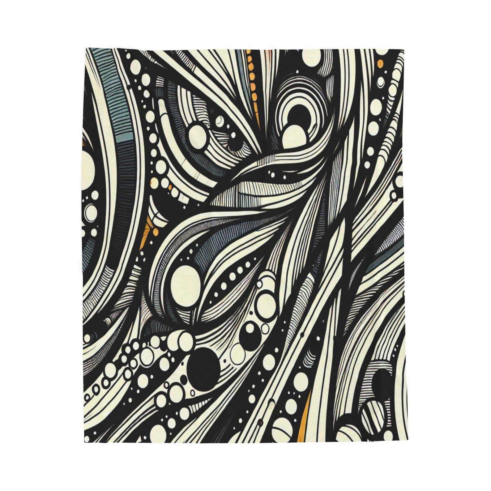 Whirling Patterns of Illusion - Plush Blanket - Etsy