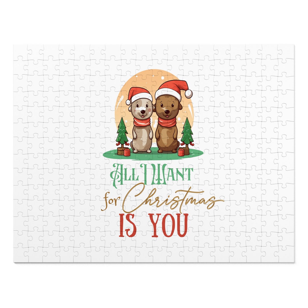 Pawsitively Yours: All I Want for Christmas Puzzle - Etsy