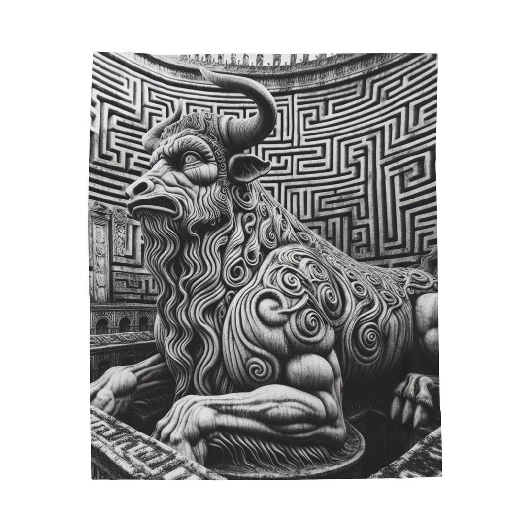 Labyrinth Guardian Beast- Plush Blanket - Etsy