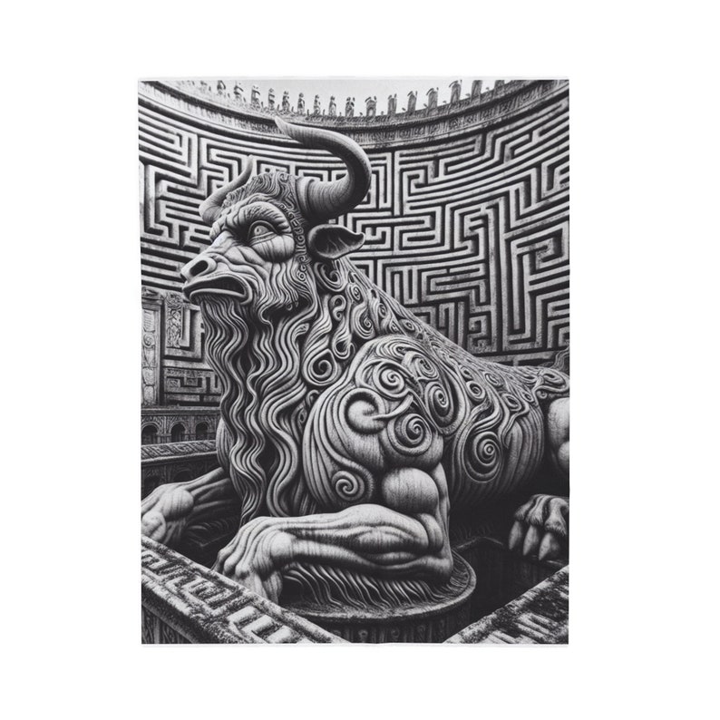 Labyrinth Guardian Beast- Plush Blanket - Etsy