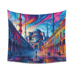 Iridescent Haven of Tranquility - Tapestry - Etsy