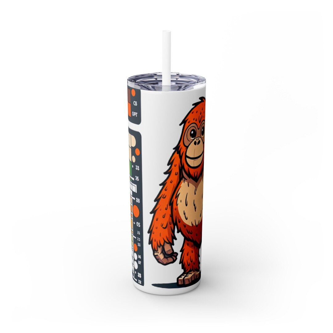 Colorful Spectrum and the Furry Companion 20oz Skinny Tumbler W/straw ...