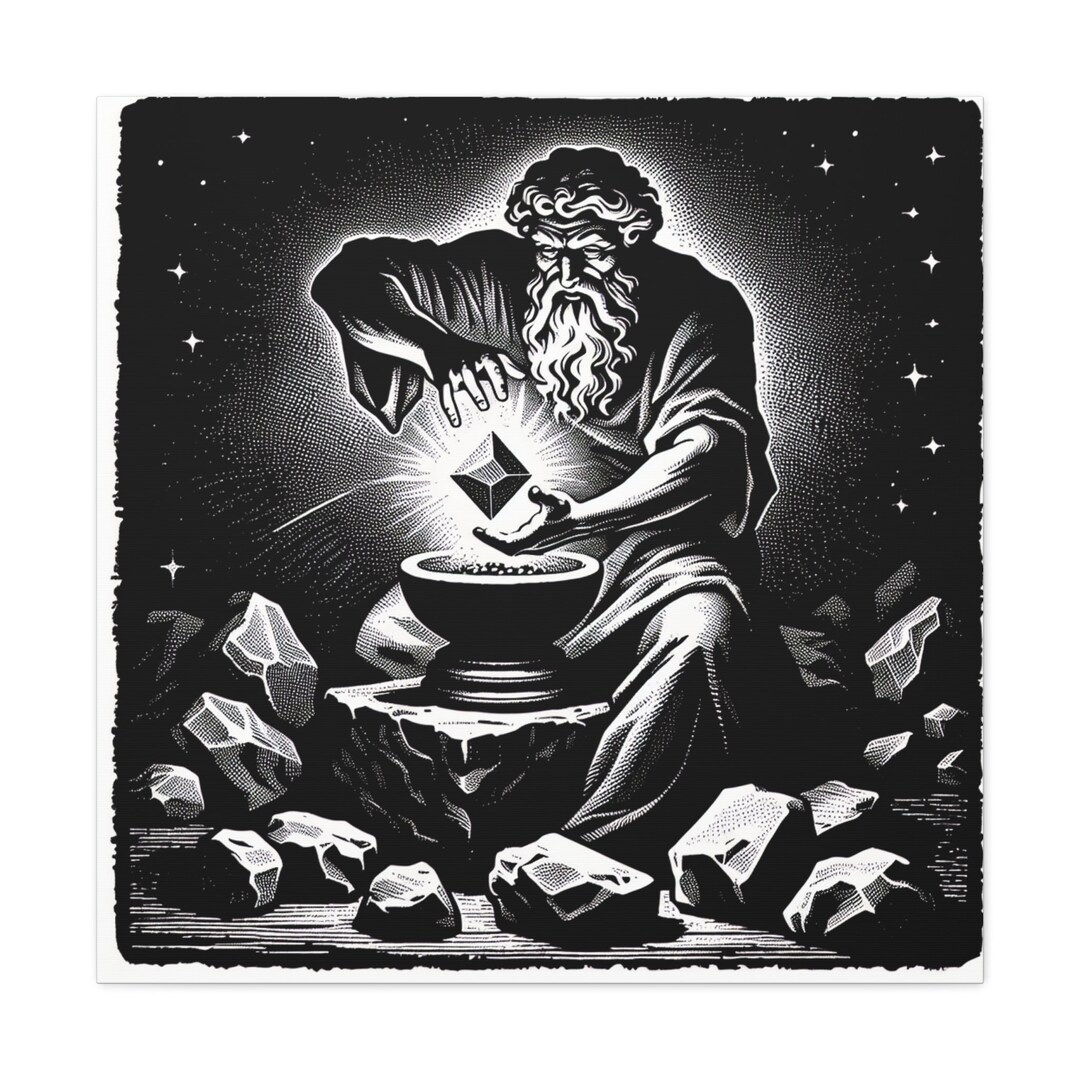 Stellar Alchemy by an Ancient Sage Canvas - Etsy