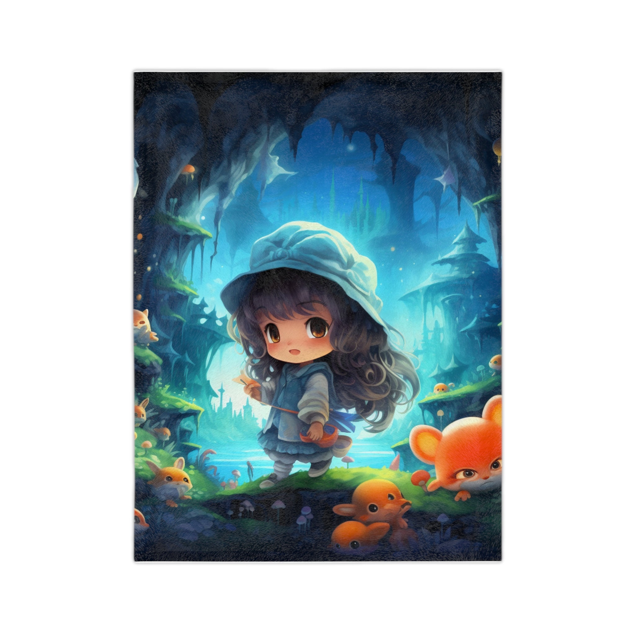 Enchanted Forest Whimsy for Young Girls Minky Blanket - Etsy