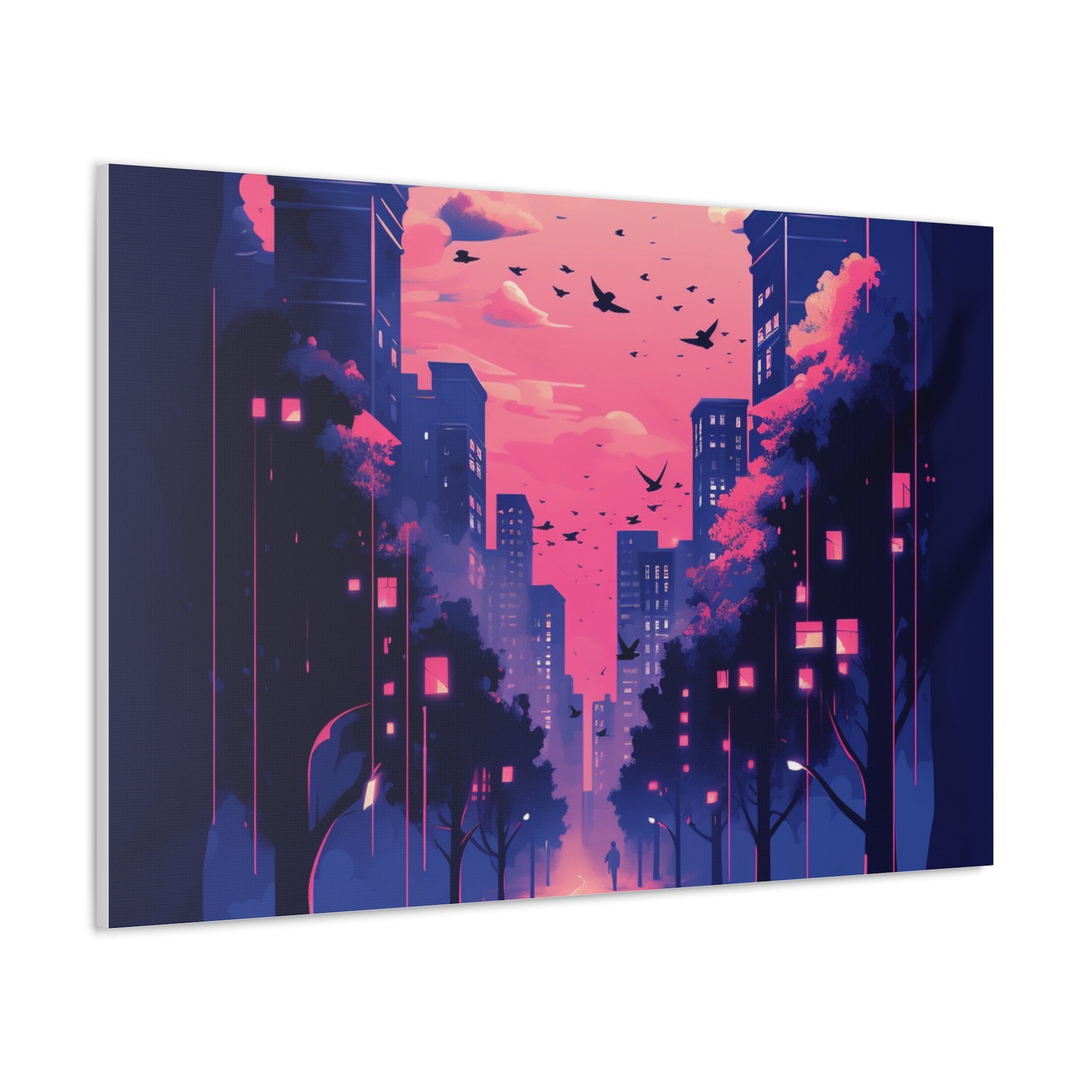 Sunset Dream Boulevard Canvas - Etsy