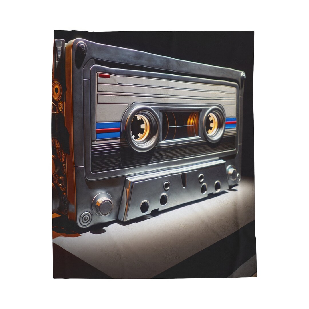 Retro Beats Machine- Plush Blanket - Etsy