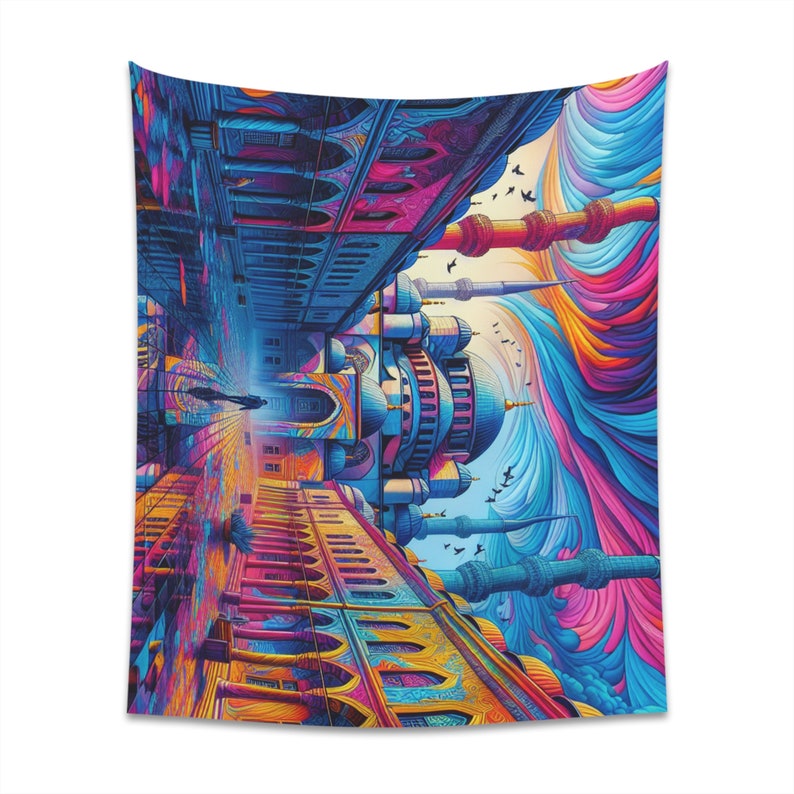 Iridescent Haven of Tranquility - Tapestry - Etsy