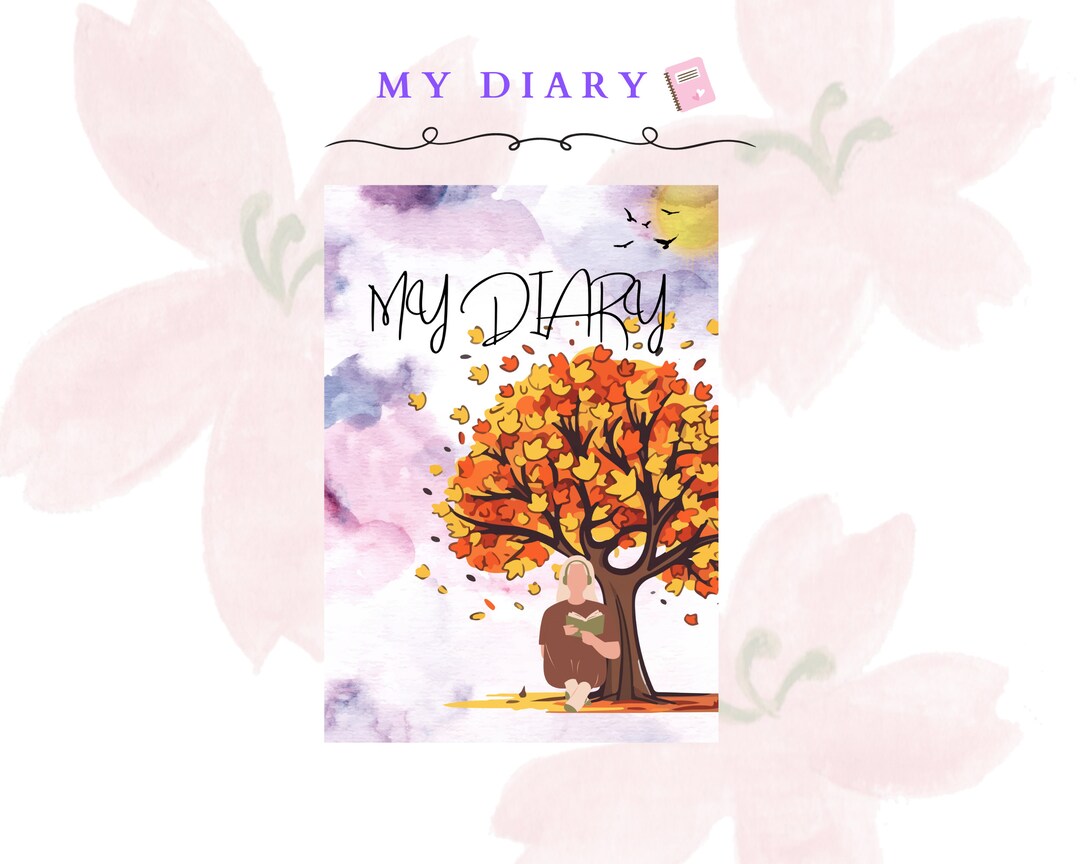 My Diary Cover Page Digital Diary Cover Template (Instant Download) - Etsy My Diary Cover Page Digital Diary Cover Template (Instant Download) - Etsy