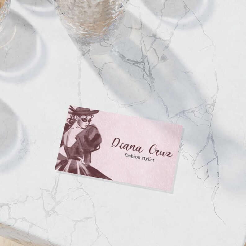 Fashion Stylist Namecard Template by Bestia Kreatív - Etsy