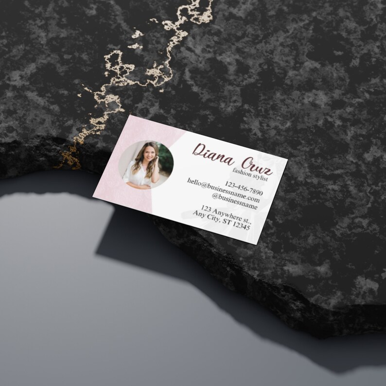 Fashion Stylist Namecard Template by Bestia Kreatív - Etsy