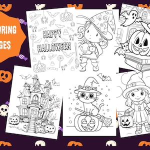 Halloween Printable Activities for Kids,halloween Printable Fun ...