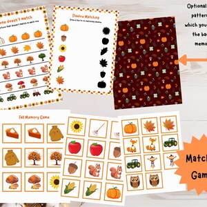Fall Printable Activities for Kids,autumn Activities,fall-themed ...