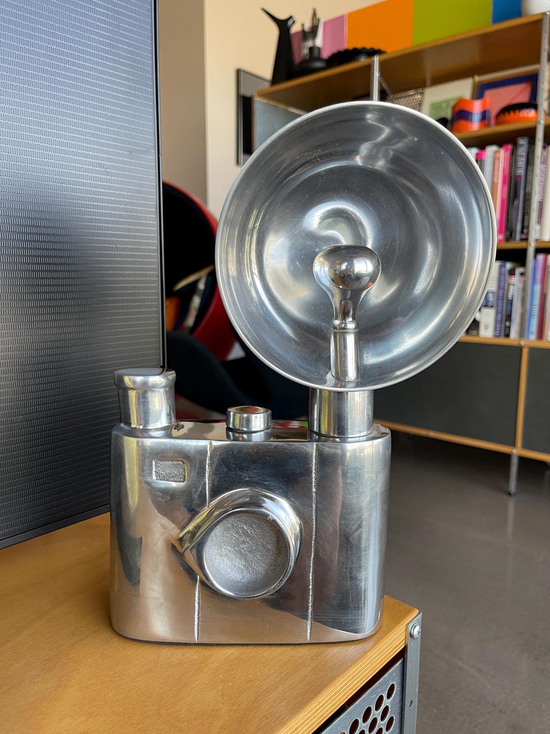 Postmodern Metal Camera Flash Sculpture Polished Pop Art - Etsy
