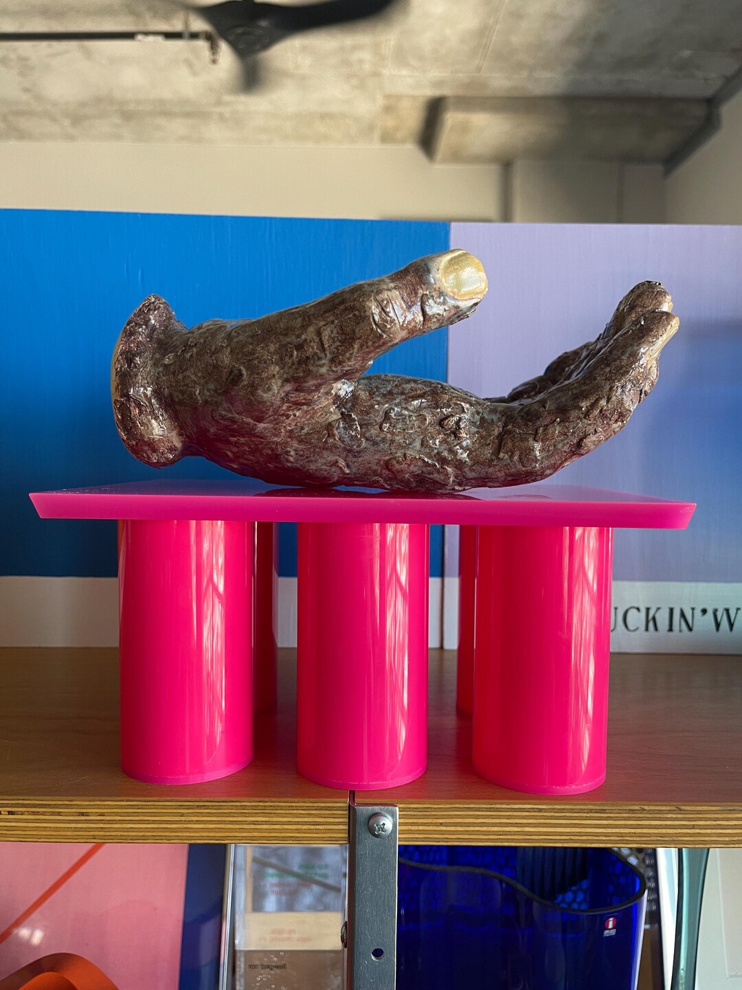 Pink Acrylic Sculpture Object Pop Art Display Stand - Etsy