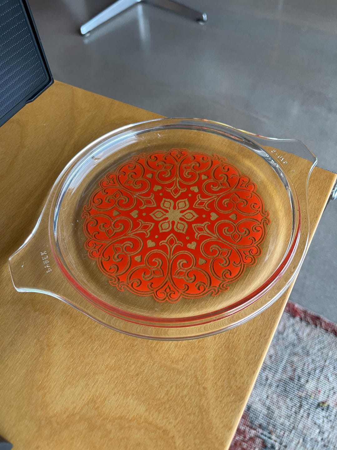 Rare Pyrex Celtic Floral Hearts Scroll Glass 470 C Catchall - Etsy