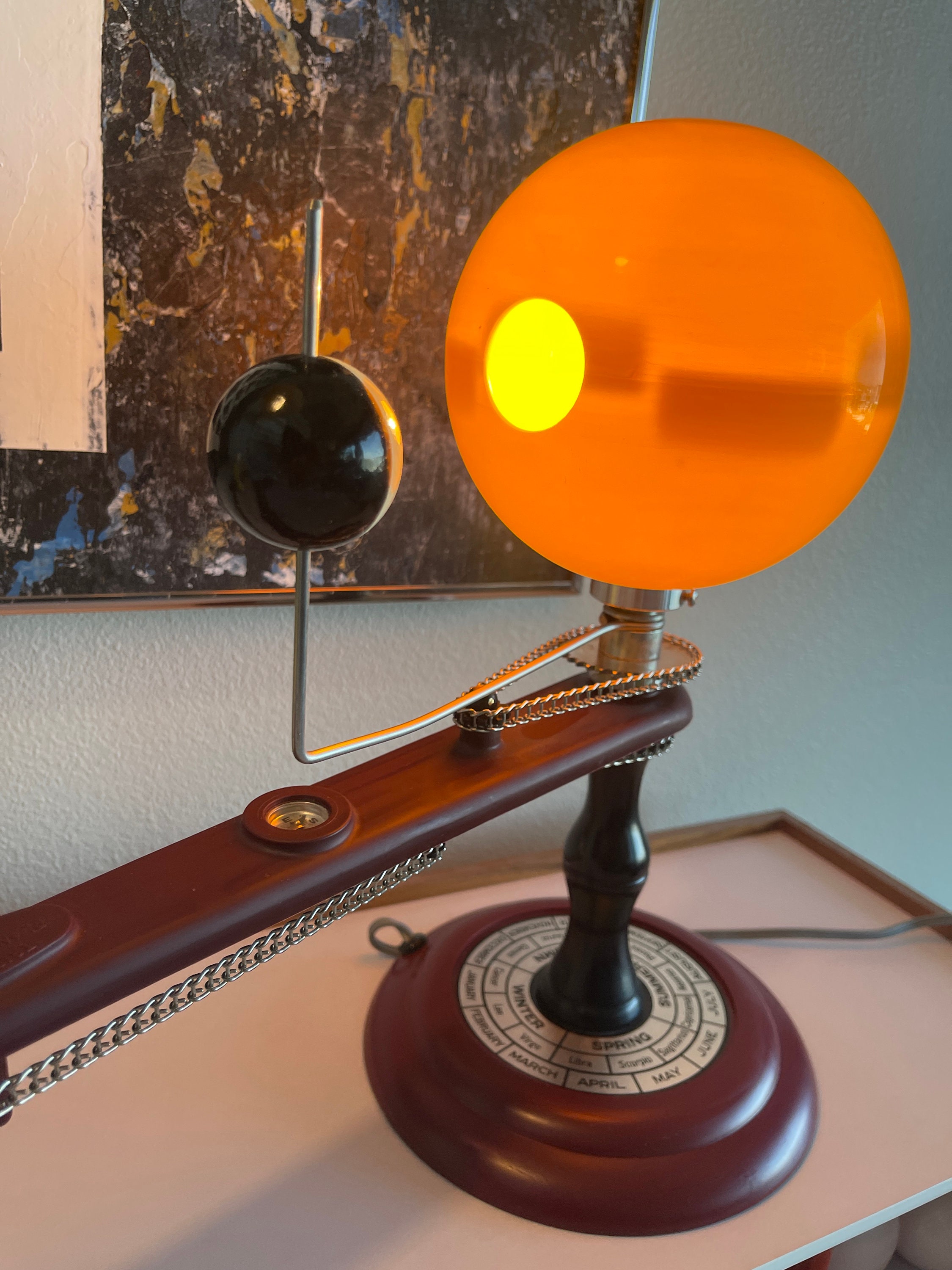 Trippensee Vintage Planetarium Solar System Model Lamp Space Age Midcentury - Etsy