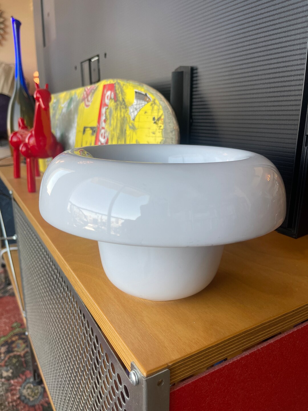 Karim Rashid UFO Pedestal Bowl Ceramic Vase Mushroom - Etsy